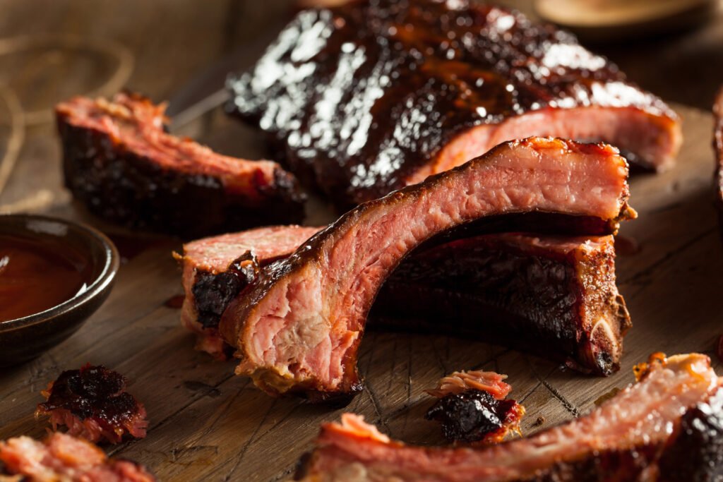 Sticky BBQ Ribs with Smoky Homemade Sauce - The Petite Chef